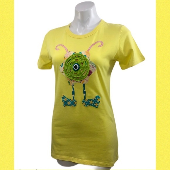 Sam & Sarah | Tops | Sam Sarah Crochet Monster Tshirt | Poshmark